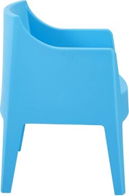 Sada 4 ks židle Bartal – modrá