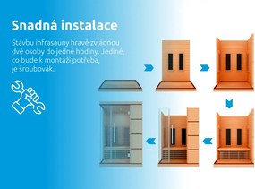 Marimex | Kombinovaná sauna Marimex UNITE XXL s Wi-Fi (FSC) + saunová kamna | 11100117