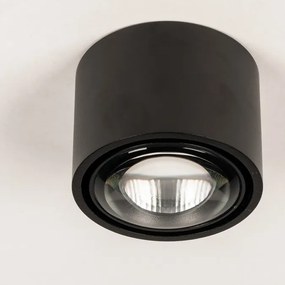 Stropní koupelnové LED svítidlo Focus Black IP54