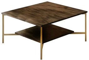 Konferenční stolek Gold Line Walnut