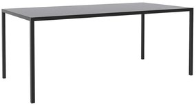 OnaDnes -20% Take Me Home Černý kovový jídelní stůl Simplico 170 x 90 cm