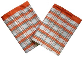 Svitap Utěrka Extra savá 50x70 cm Tradiční káro oranžové 3 ks