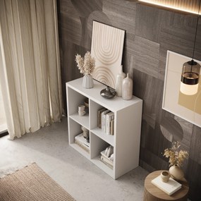 ADRK Furniture Regál Cleo III BS-CLE-III-W