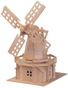 Woodcraft Dřevěné 3D puzzle Větrný mlýn