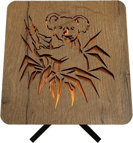 Li-Go "Koala" lampa 19x19 cm provedení povrchu: dub