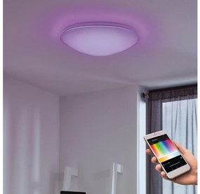 Eglo 33219 - LED RGB Stropní svítidlo GIRON-C LED/17W/230V pr. 30 cm bílá 33219