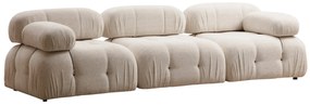 Atelier del Sofa 3-místná pohovka Bubble 3 Seater ( L1-O1-1R) - Bouclette, Krémová