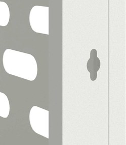 vidaXL Ochrana klimatizace Bílá 110 x 50 x 80 cm