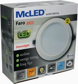 McLED Podhledové LED svítidlo Faro RN25 25W 4000K IP44 ML-412.136.32.0