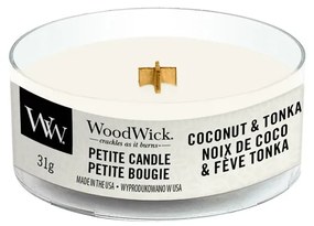 WoodWick Svíčka Petite Coconut & Tonka, 31 g