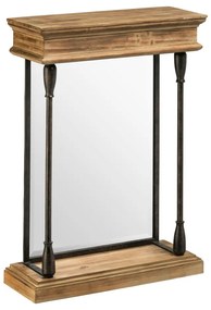 Nástěnné zrcadlo s dřevěným rámem 50x70 cm Tribeca – Premier Housewares