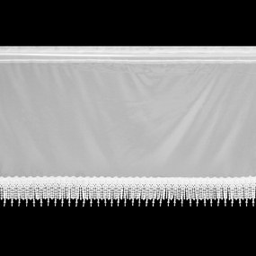 KRÁTKÁ ZÁCLONA NA PÁSCE FELICIANA 150X40 CM KRÉMOVÁ