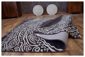 Luxusní kusový koberec akryl Perry hnědý 80x150cm