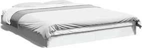 vidaXL Rám postele 150 x 200 cm kompozitní dřevo [842020] Barva: Bílá