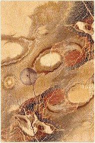 Vlněný koberec Agnella Isfahan Bellona Jantarový Rozměr: 160x240 cm