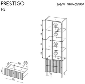 Dolmar Vitrína Prestigo P3