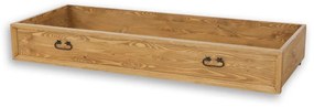 Massive home | Dřevěný šuplík pod postel Corona 150cm - výběr moření MHSUF020