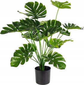 Umělá Rostlina Monstera Deliciosa 50-75 cm Velká Realistická ozdoba XL