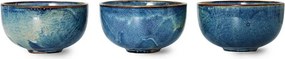 Rustikálně modrá porcelánová miska Chef - Ø 11*6 cm / 260 ml