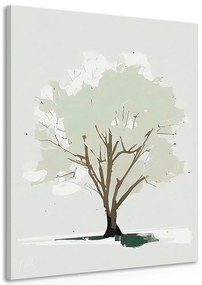 Obraz strom s nádechem minimalismu Varianta: 60x90