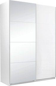 XXXLutz ŠATNÍ SKŘÍŇ S POSUVNÝMI DVEŘM, bílá, 150/210/62 cm P & B - Šatní skříně - 000885000901