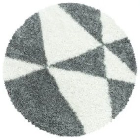 Kusový koberec Tango kruh 3101 grey - 120 x 120 cm