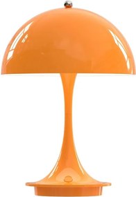 Bezdrátová lampa Panthella s indukčním nabíjením oranžová