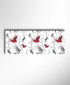 Malvis ® Obraz Jarní ptáčci ROZMĚR (šířka x výška): jednodílný obdélník 150x60 cm