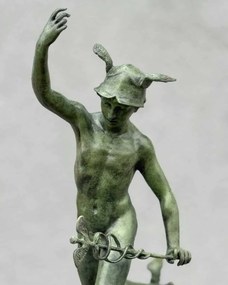 Bronzová socha -  Hermés Merkur