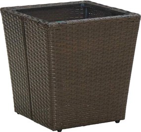 Zahradní bistro set 3 ks Hnědá polyratan 3334956