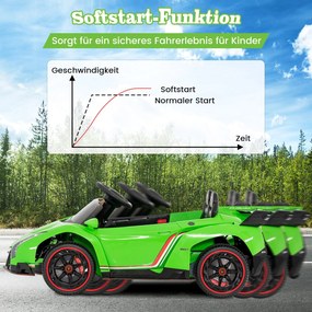 Costway Dětské elektrické auto Lamborghini s dálkovým ovládáním