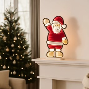 Vánoční stolní lampa Santa Claus vč. LED s časovačem - Infinidade