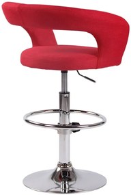 Bhm germany Barová židle Jaen, textil, červená