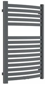 Invena, koupelnový žebříkový radiátor 540x800 mm 404W, grafitová, UG-02-080