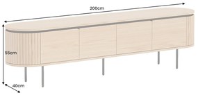 Invicta TV stolek ATELIER 200 cm dub 47451