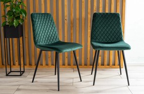 Jídelní židle Isaac (zelená + černá). 1050332