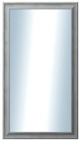 DANTIK - Zarámované zrcadlo - rozměr s rámem cca 50x90 cm z lišty KOSTELNÍ malá šedá (3167)
