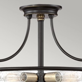Stropní svítidlo Elstead Griffin SFS-C-PNAB bronz - mosaz