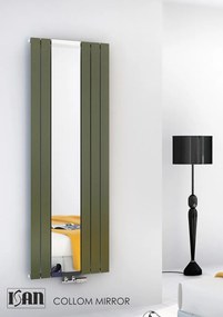 Isan Collom Mirror radiátor do koupelny 1800/602 SP DCMM18000602 Barva ISAN: Lipová zeleň RAL 6021 (06)