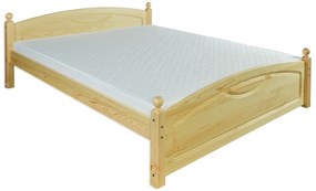 Drewmax Vyvýšená borovicová postel LK103 120 x 200 cm