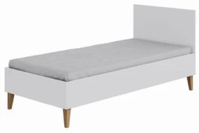 Dětská postel KUBI - barva bílá - 180x80 cm - 3D6441