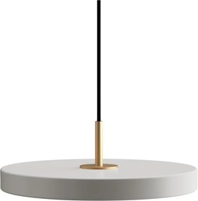 Světle šedé LED závěsné svítidlo s kovovým stínidlem ø 31 cm Asteria Mini – UMAGE