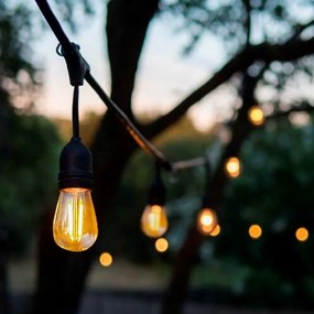 LED světelný řetěz Basic, 10m, (bez žárovek)