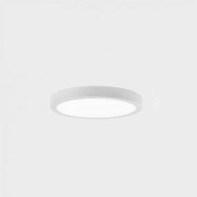 KOHL-Lighting Stropní LED svítidlo Disc slim ø 90 mm, bílé, 18W Teplota světla: Teplá bílá - 3000 K, Stmívání: 1-10V - Externí zdroj