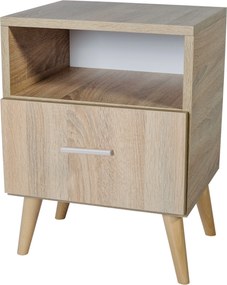 ADRK Furniture Noční stolek se zásuvkou LOGAN NS-Log-S-L015
