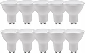 10 x Led žárovka Samsung 7W ~60W GU10 teplá bílá