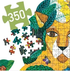 DJECO Obrysové puzzle Lev / 350 dílků / 46x60 cm