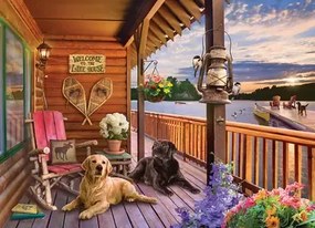 COBBLE HILL Puzzle Vítejte v domě u jezera / 1000 dílků / od 14 let