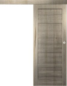 posuvné interiérové dveře na stěnu vasco doors BRAGA plné, model 1 Průchozí rozměr: 70 x 197 cm, Orientace dveří: Levé dveře, Dekor: Buk jasmínový