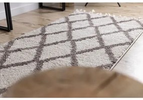 Dywany Luszczow Kusový koberec, běhoun BERBER TROIK, krémovýová Rozměr koberce: 80 x 250 cm